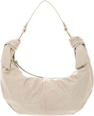 Coccinelle Cuir sac &agrave; main sac &agrave; &eacute;paule Furoshiki Handbag puffy Smooth Leather Sandshell beige