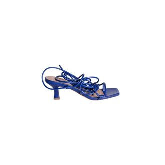 Erika Cavallini Semi Couture Gekreuzte Schn&uuml;rsandalen - - Shoes - Damen - Blau - 37 EU