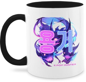 Shirtracer Tasse Tassen 325ml - Anime - Koreanisch Mut Dämonen - K-Pop Merch - 325 ml - Schwarz - anime-tasse k pop anime-tassen