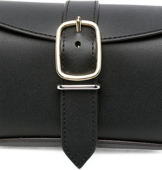 Paul Smith Leather Buckle-Detail Shoulder Bag - Black