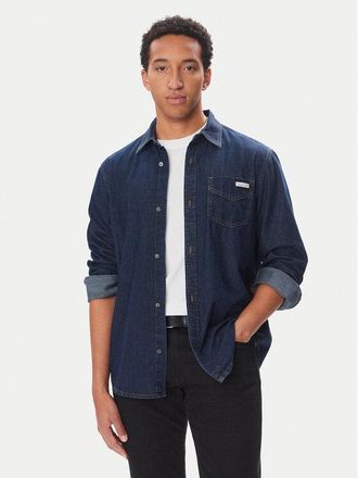 Calvin Klein Jeans Jeanshemd LV04RH912G Dunkelblau Regular Fit
