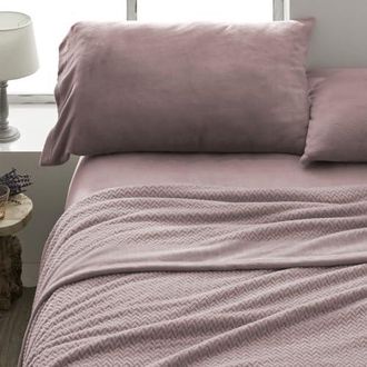 Burrito Blanco Burrito Blanco | Bettw&auml;sche aus Coralina-Stoff | 150 cm breites Bett (+ verf&uuml;gbare Gr&ouml;&szlig;en) | Design 999 | Farbe Cocoa (150 x 190/200 cm)