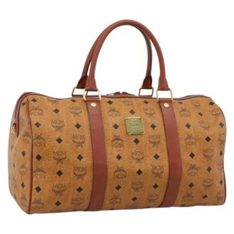 MCM Sac Boston Pre-owned - Femme - Pre-owned - Brun - Taille: ONE Size