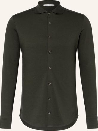 Stefan Brandt Jerseyhemd Otis Slim Fit gruen