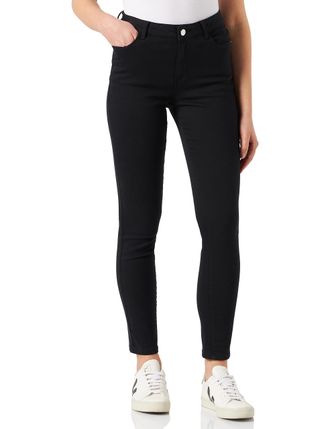 Morgan Damen Pantalon 5 poches Skinny 212-PEPS Klassische Hose, Schwarz, 36