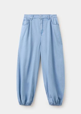 Mango Pantalon emma bleu clair - Femme - 32 - MANGO