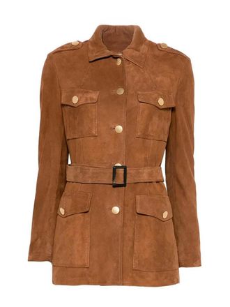 Tagliatore Blouson En Cuir - Marron