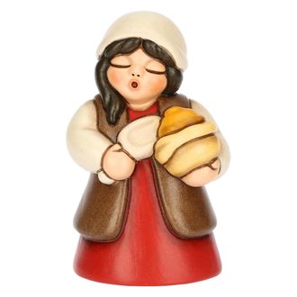 Thun Keramik-Gew&uuml;rzverk&auml;ufer, rot, 4,9 x 4,6 cm, H&ouml;he 7,9 cm, Kollektion Krippe Classico