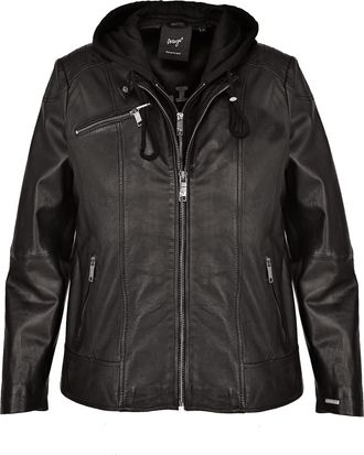 Maze Damen Lederjacke 42021318 Black 46