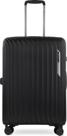 Bugatti Hera Hartschalen-Koffer M mit 4-Rollen, Leichter Reise-Koffer aus PP Light in schwarz