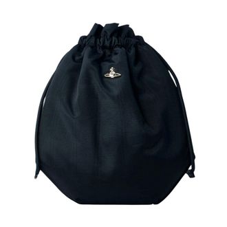 Vivienne Westwood Daisy Drawstring Bucket Bag - - Bags - Damen - Schwarzk - ONE SIZE