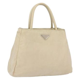 Prada Pre-owned Nylon Tote Bag - - Pre-owned - Damen - Beige - ONE SIZE