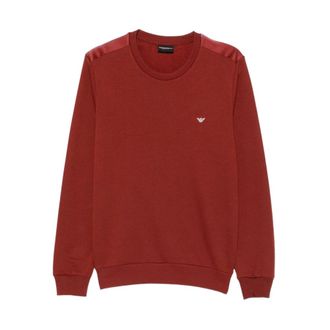 Emporio Armani Lounge Sweatshirt - - Sweatshirts & Hoodies - Herren - Rot - XL