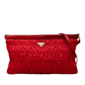 Prada Pre-owned Sac bandouli&egrave;re vintage - Femme - Pre-owned - Rouge - Taille: ONE Size