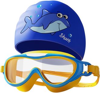 Generico Schwimmbrille, wasserdicht, Anti-Beschlag-Brille, verstellbar, Trainingsausr&uuml;stung f&uuml;r junge Schwimmer, Outdoor-Wasserzubeh&ouml;r f&uuml;r Kinder, Schnorchelak