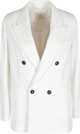 Circolo 1901 Femme, Vestes, Blanc, Taille: 34 FR Blazer Crois&eacute;
