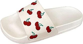 Generic Chaussures de douche pour femme - Antid&eacute;rapantes - Pour l&eacute;t&eacute; - Plates et antid&eacute;rapantes - Pour la plage - Pantoufles ouvertes - Style boh&egrave;me - Respira