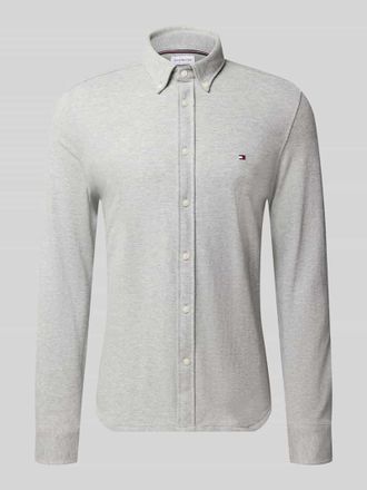 Tommy Hilfiger Slim Fit Freizeithemd mit Logo-Stickerei