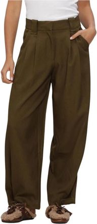 Y.A.S Yascolera MW Ankle Pant S - - Trousers - Damen - Gr&uuml;n - M