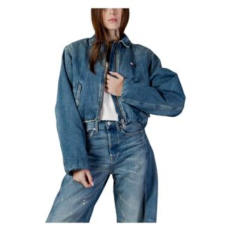Tommy Jeans Damen, Jacken, Blau, LGr&ouml;&szlig;e