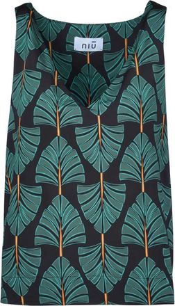 Ni&ugrave; Niu, Femme, Tops, Multicolore, Taille: 40 FR Top fantasia floreale