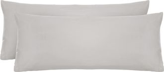 Biberna Feinjersey Kopfkissenbezug 0077144 2X 40x80 cm sturmgrau