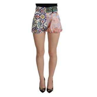 Dolce & Gabbana Femme, Shorts, Multicolore, Taille: 38 FR Short Shorts
