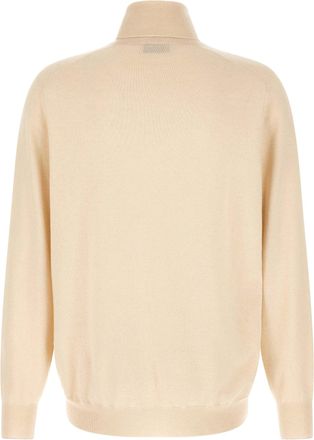 Brunello Cucinelli Pure Cashmere Turtleneck Sweater - Cream