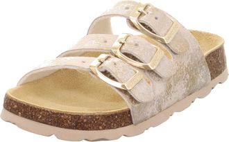 Superfit M&auml;dchen Fussbettpantoffel 1-800113 Hausschuhe, Gold Mehrfarbig 9710, 40 EU