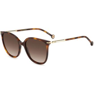 Carolina Herrera HER 0229/S Lunettes de soleil, Maron/Marron, 55 mm