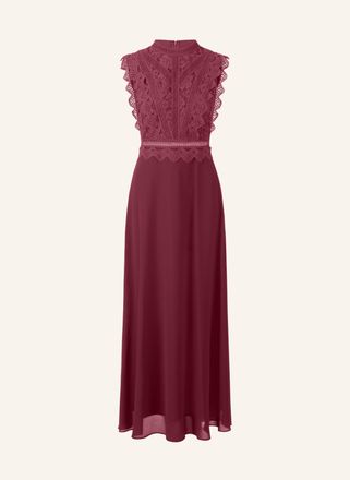 Apart Abendkleid Mit Lochspitze rot