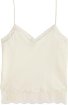 Levi's Caraco droit col v avec dentelle