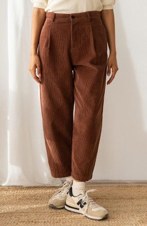 Twothirds Damen vegan Cordhose Haruku Cappuccino