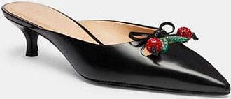 Coach Pantolette mit Kirschmuster