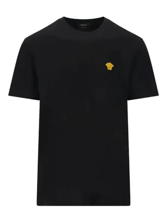 Versace t-shirt à ornements Médusa - Noir