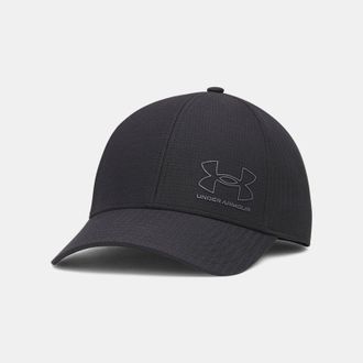 Under Armour ArmourVent Low Kappe aus Stretch f&uuml;r Herren Schwarz / Castlerock XL/XXL