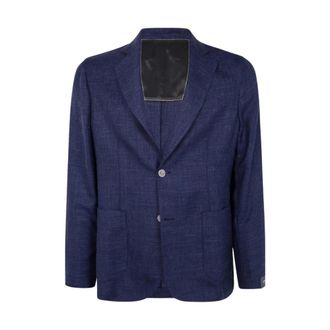 Barba Easy Single Jacket - - Jackets - Herren - Blau - M