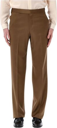 Lardini Homme, Pantalons, Brun, Taille: 2XL Pantalon en Cr&ecirc;pe Stretch
