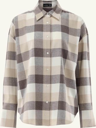 van Laack Van Laack Bluse Modern Fit braun