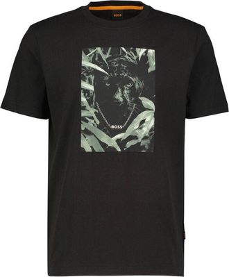 BOSS Herren T-Shirt aus Baumwolljersey TE_ANIMALI Regular Fit