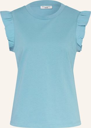 Marc O'Polo Denim Marc Opolo Denim Top Mit R&uuml;schen blau