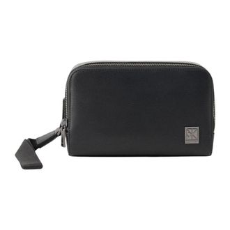 Calvin Klein Trousse Emblem - Homme - Sacs - Noir - Taille: ONE Size
