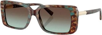 Tiffany & Co. Femme, Accessoires, Brun, Taille: 55 MM Tf4249 Lunettes de soleil