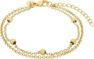 Tom Tailor Tom Tailor Armband f&uuml;r Damen, Edelstahl, 16+4 cm, gold, Geschenkidee, Armschmuck, Damenschmuck, 2100670