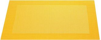 ASA 78073076 Tischset aus Kunststoff quadratisch, Gelb, 46 x 33 cm
