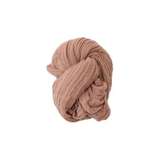 LinenMe Cheche Femme et Homme, &Eacute;charpe, Foulard, Chale - 100% Lin - Pour l&eacute;t&eacute;, la plage, l&eacute;ger, respirant - 45 x 200 cm - VINTAGE ROSE