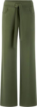 Marc Cain Femme, Pantalons, Vert, Taille: 42 FR Wide Pantalons