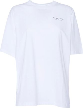 Philosophy di Lorenzo Serafini Femme, Tops, Blanc, Taille: 40 FR T-shirt basique