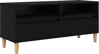 vidaXL TV-Schr&auml;nk Schwarz Eichen-Optik 100 x 34,5 x 44,5 cm vidaXL