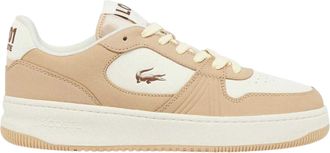 Lacoste L001 Sneaker f&uuml;r Damen, Leder (Braun)